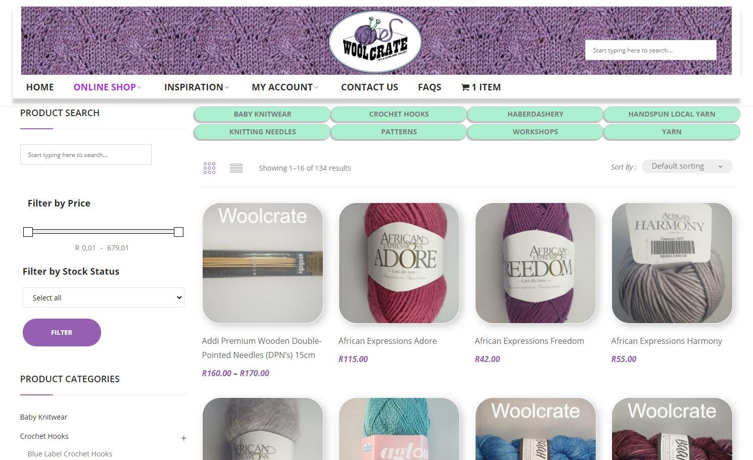 How do I Find Products on the website? – Woolcrate