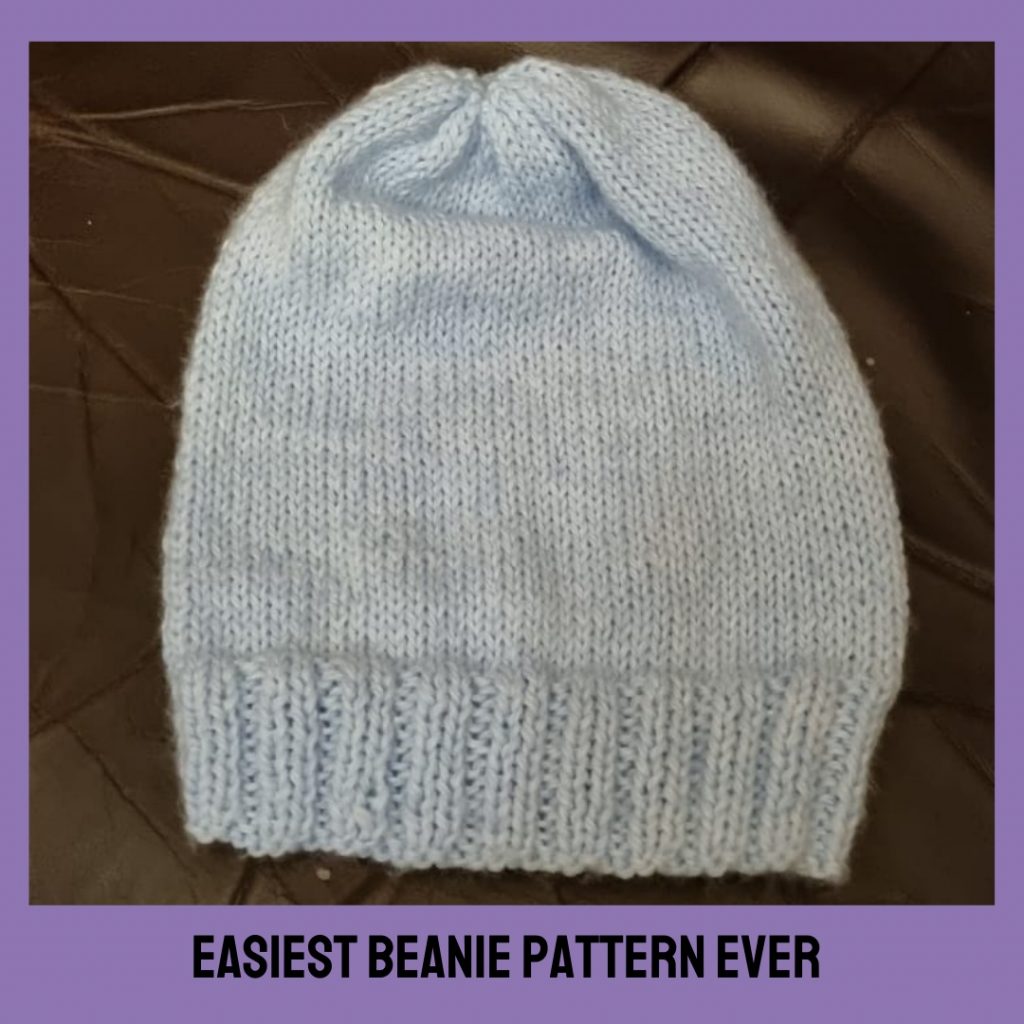 Free Pattern – Beginner Knitted Beanie – Woolcrate