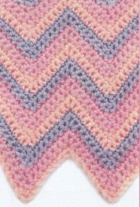 Free Pattern – Chevron trimming – Woolcrate