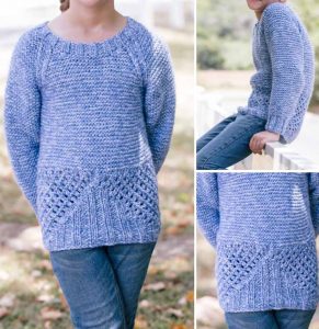 Free Pattern – Triangle Panel Pullover – Woolcrate