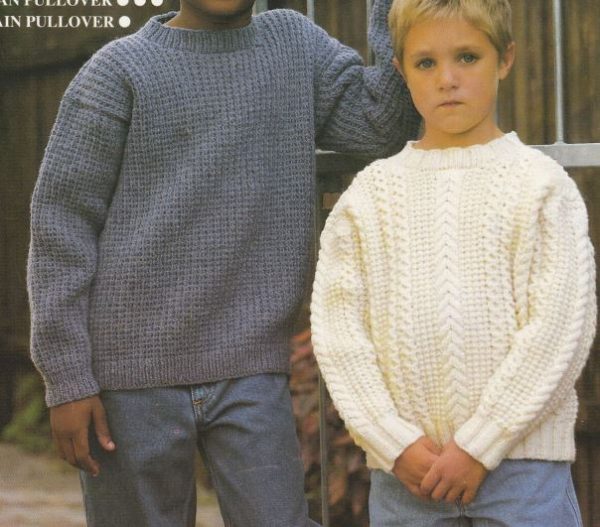 Free Pattern – Aran Pullover – Woolcrate